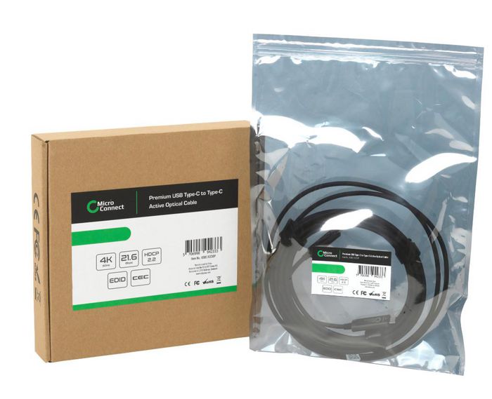 Microconnect Premium Optic Fiber Usb-C Gen2 Cable - Microconnect ...